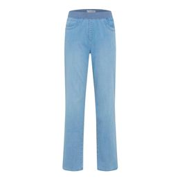Bequeme Jeans RAPHAELA BY Brax "Style CARINA FUN", Damen, Gr. 44K (22), Kurzgr&ouml;&szlig;en, hellblau, Denim/Jeans, 50% Baumwolle, 40% Lyocell, 7% Elastomultiester, 3% Elasthan, Jeans