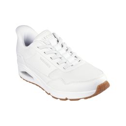 Wanderschuh Skechers "Freizeitschuhe 183022-WHT Skechers Slip-ins", Damen, Gr. 46, wei&szlig;, Obermaterial: 100% Textilmaterial TEXMAT., Schuhe Wanderschuh