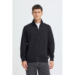 Sweatjacke Blend "BHBrise", Herren, Gr. XL, schwarz, Sweatware, 60% Baumwolle, 40% Polyester, unifarben, normal normal, hoch geschlossener Ausschnitt, elastischer Bund, Sweatjacken Sweatjacke, Basic Sweatjacke