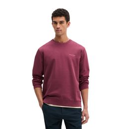 Marc O'Polo Sweatshirt MARC O'POLO, Herren, Gr. XXL, acai, Sweatware, Obermaterial: 100% Baumwolle, regular fit normal, Rundhals, B&uuml;ndchen, Sweatshirts Sweatshirt, regular fit mit Logoprint auf der R&uuml;ckseite