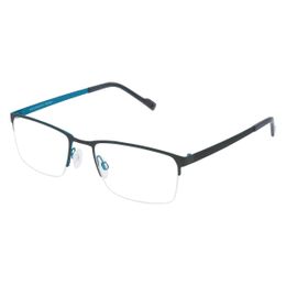 Titanflex 820834 Brille Herren | Fassung: Halbrand, Quadratisch, Gun Matt