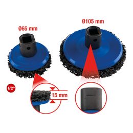 KS Tools Radnabenschleifer-Satz, &Oslash; 65 / 105 mm, 2-teilig (100.4035)