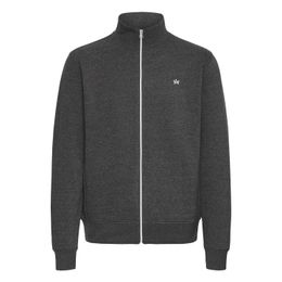 Sweatjacke Kronstadt "Trainingsjacke KSRichards", Herren, Gr. L, grau (charcoal mix), Obermaterial: 60% Baumwolle CO. 40% Polyester PES., Sweatjacken Sweatjacke