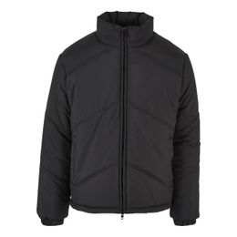 Allwetterjacke Urban Classics "Urban Classics Herren Arrow Puffer Jacket", Herren, Gr. S, schwarz, 100% Polyester, unifarben, normal, amerikanischer Ausschnitt, Jacken