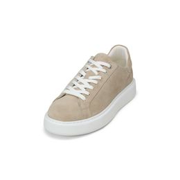 Marc O'Polo Sneaker MARC O'POLO "aus weichem Velours-Rindleder", Herren, Gr. 41, grau silk, Obermaterial: 100% Leder (Rind), unifarben, Schuhe Sneaker