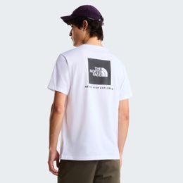 T-Shirt The North Face "M EVOLUTION BOX NSE REGULAR SHORT SLEEVE", Herren, Gr. S, tnf wei&szlig;, Obermaterial: 100% Baumwolle, Shirts T-Shirt, sportlicher Stil, Kurzarmdesign, f&uuml;r Sportmode und Outdoormode