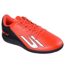 Fu&szlig;ballschuh Skechers "JR YOUTH IC, Skechers Skx_2 Jr Youth Ic", M&auml;dchen, Gr. 36, rdbk rot, schwarz, Lederimitat, Schuhe Fu&szlig;ballschuh, Indoor Court Schuh mit leichter Skechers Move Foam&trade;-D&auml;mpfung