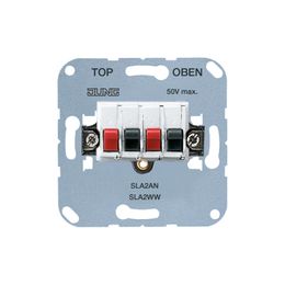 Jung Lautsp.-Anschlussdose aws 25V SLA 2 WW (SLA2WW)