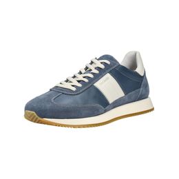 Sneaker Nero Giardini "Nero Giardini Sneaker Veloursleder", Herren, Gr. 43, blau, Veloursleder, Schuhe Sneaker