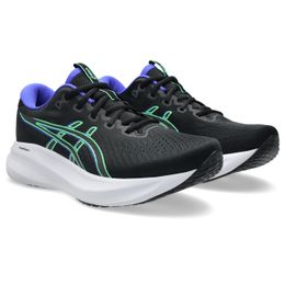 Laufschuh asics "GEL-EXCITE 11", Herren, Gr. 43,5, schwarz, vital gr&uuml;n, Synthetik, Schuhe Laufschuh