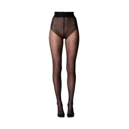 JOOP! Feinstrumpfhose JOOP "Strumpfhose fine dots 1er Pack", Damen, Gr. 36/38, schwarz, 89% Polyamid, 11% Elasthan, Strumpfhosen Feinstrumpfhose