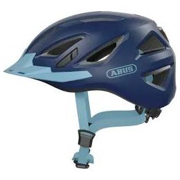 Fahrradhelm Abus "URBAN-I 3.0" Gr. M, blau (core blau), Helme, M Kopfumfang: 52cm - 58cm