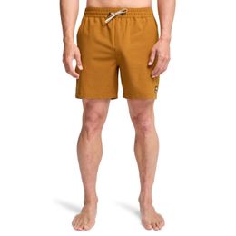Boardshorts Billabong "Every Other Day", Herren, Gr. L, spice gold, Obermaterial: 72% Microfaser, 20% Walkfrottier, 8% Elasthan;, Hosen