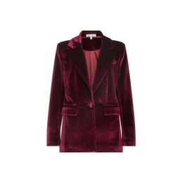 Lily & Lionel Jackenblazer LILY AND LIONEL "Valerie Tailored Velvet Blazer Damen", Damen, Gr. 40, burgundy, 100% Polyester, Blazer