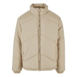 Allwetterjacke Urban Classics "Urban Classics Herren Arrow Puffer Jacket", Herren, Gr. 5XL, wetsand, 100% Polyester, unifarben, normal, amerikanischer Ausschnitt, Jacken