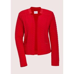 Madeleine Mode Jackenblazer MADELEINE "Jacke Kurzer Jerseyblazer", Damen, Gr. 34, rot, Obermaterial: 83% Polyester PES. 14% Viskose CV. 3% Elasthan EL., Modern, normal, Blazer