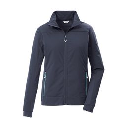 Funktionsjacke Killtec "KOS 21 WMN JCKT", Damen, Gr. 38, nachtblau, Obermaterial: 100% Polyester;Obermaterial 2: 40% Viskose, 55% Polyester, 5% Elasthan;Futter: 40% Viskose, 55% Polyester, 5% Elasthan;F&uuml;llung: 100% Polyester, Jacken Funktionsjacke, Leichte, wasserabweisende Damenjacke mit Teflon EcoElite&trade;