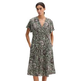 Marc O'Polo MARC O'POLO Damen Druckkleid "aus bedrucktem Viskose-Mix"light gr&uuml;n, Gr. 36, bedruckt, Obermaterial: 83% Viskose, 17% Polyamid, Kleider