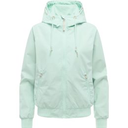 Outdoorjacke Ragwear "Oggie YOUMODO", Damen, Gr. 4XL (48), mint26, Obermaterial: 100% Polyester; Innenfutter: 100% Polyester, Basic, gerade h&uuml;ftbedeckend, hoch geschlossener Ausschnitt, &Auml;rmel ohne &Auml;rmelschlitz B&uuml;ndchen mit Windstopper, Jacken Outdoorjacke, Wasserdichte und atmungsaktive &Uuml;bergangsjacke