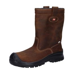 Sicherheitsstiefel SIXTON "Sicherheitsstiefel Montana" Gr. 38, braun, 38, Obermaterial: 50% Rindsleder Leather cow. 50% Lammleder LEL., Schuhe
