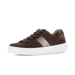 Sneaker Gabor "Sneaker low", Damen, Gr. 35,5, braun, Schuhe Sneaker