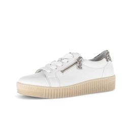 Sneaker Gabor "Sneaker low", Damen, Gr. 35, wei&szlig;, Schuhe Sneaker