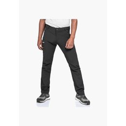 Sch&ouml;ffel Funktionshose SCH&Ouml;FFEL "PANTS FOLKSTONE", Herren, Gr. 48, N-Gr, schwarz, Obermaterial: 89% Nylon, 11% Elasthan, Hosen Funktionshose, schnell trocknendes Material, mit Rei&szlig;verschluss, sportlicher Stil