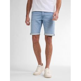 Shorts PETROL INDUSTRIES "Men Shorts Denim", Herren, Gr. XL (42), N-Gr, bleached, Denim/Jeans, Obermaterial: 77% Baumwolle, 21% Polyester, 2% Elasthan, slim fit kniefrei, Hosen Shorts, Slim Fit