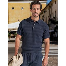 Poloshirt Lerros "Unifarbenes Poloshirt, 100 % Baumwolle", Herren, Gr. 3XL, classic navy, 100% Baumwolle, ohne Ausschnitt, Shirts