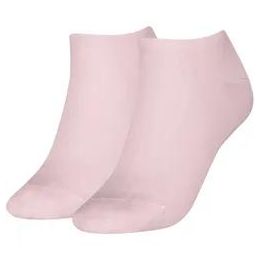 Sneakersocken Tommy Hilfiger "TH WOMEN SNEAKER 2P SHINE", Damen, Gr. 39-42, light pink, Materialmix, Socken Sneakersocken, mit feuchtigkeitsableitender Technologie