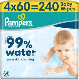 Pampers Feuchtt&uuml;cher 99 % water (4x60 St)