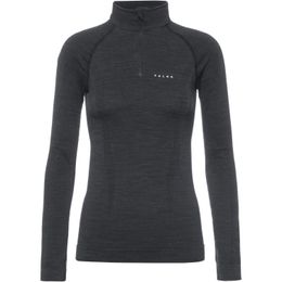 Falke Wool Tech Langarmshirt Damen - Gr&ouml;&szlig;e XS - schwarz
