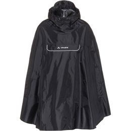 Vaude Valdipino Poncho - Gr&ouml;&szlig;e S - schwarz