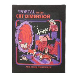 Steven Rhodes The Cat Demension Leinwandbild multicolor RH_57626