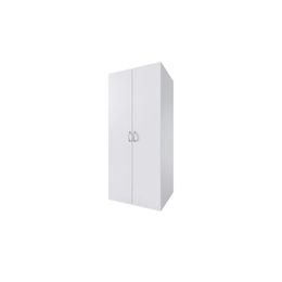 Dreht&uuml;renschrank 2-t&uuml;rig MRK - wei&szlig; - 80 cm - 185 cm - cm 68,0 - Sconto