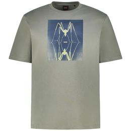 Gro&szlig;e Gr&ouml;&szlig;en BOSS T-Shirt mit Motiv-Print Farbe grau Gr&ouml;&szlig;e: 6XL