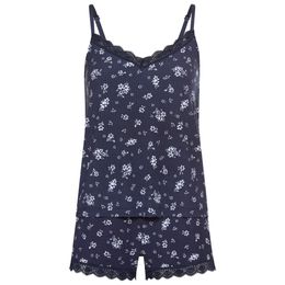 Lascana Pajama female size XL Blue / Wine red