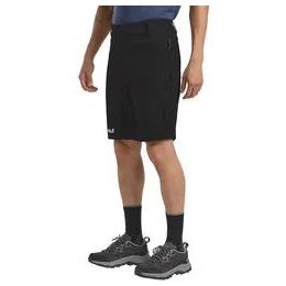 Shorts Jack Wolfskin "HIKEOUT SHORTS M", Herren, Gr. 46, Normalgr&ouml;&szlig;en, schwarz, Obermaterial: 86% Polyamid, 14% sonstige Fasern; Futter: 100% Polyester, Hosen Shorts