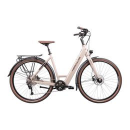 Hercules Urbanico I-10 Bafang-Nabenmotor 410Wh - 58 cm - E-Bike City - beige