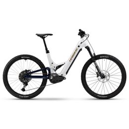 Haibike ALLTRAIL 8 Low Performance CX 27.5 Zoll 800 Wh - M - E-MTB Allmountain-Trail (120-150 mm) - white/blue/gold - glossy