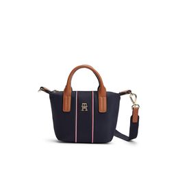 Tommy Hilfiger Handtasche 'POPETTE' Damen Gr&ouml;&szlig;e One Size marine / braun / gold