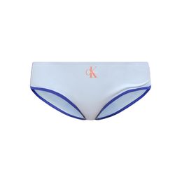 Calvin Klein Swimwear Bikinihose 'HIPSTER' Damen Gr&ouml;&szlig;e XS navy / hellblau / lachs
