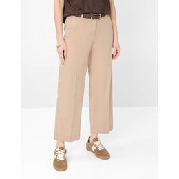 Brax Damen Culotte Style MAINE S ALMOND, Beige, Gr. 46