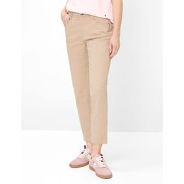 Brax Damen Five-Pocket-Hose Style CAROLA S ALMOND, Beige, Gr. 42L