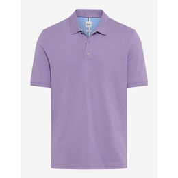 Brax Herren Polo Style PETE violet, dunkles lila, Gr. L