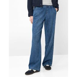 Brax Damen Palazzohose Style MAINE USED REGULAR BLUE, Blau, Gr. 40K