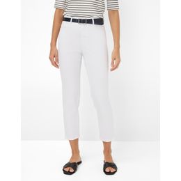 Brax Damen Five-Pocket-Hose Style MARY S WHITE, denim wei&szlig;, Gr. 42L