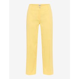 Brax Damen Culotte Style MAINE S BUTTERCUP, hellgelb, Gr. 34