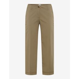 Brax Damen Culotte Style MAINE S FADED KHAKI Gr&uuml;n Khaki, gr&uuml;n - khaki, Gr. 34