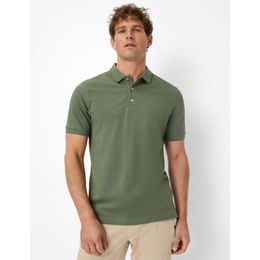 Brax Herren Polo Style PETE thyme Gr&uuml;n Khaki, gr&uuml;n - khaki, Gr. L